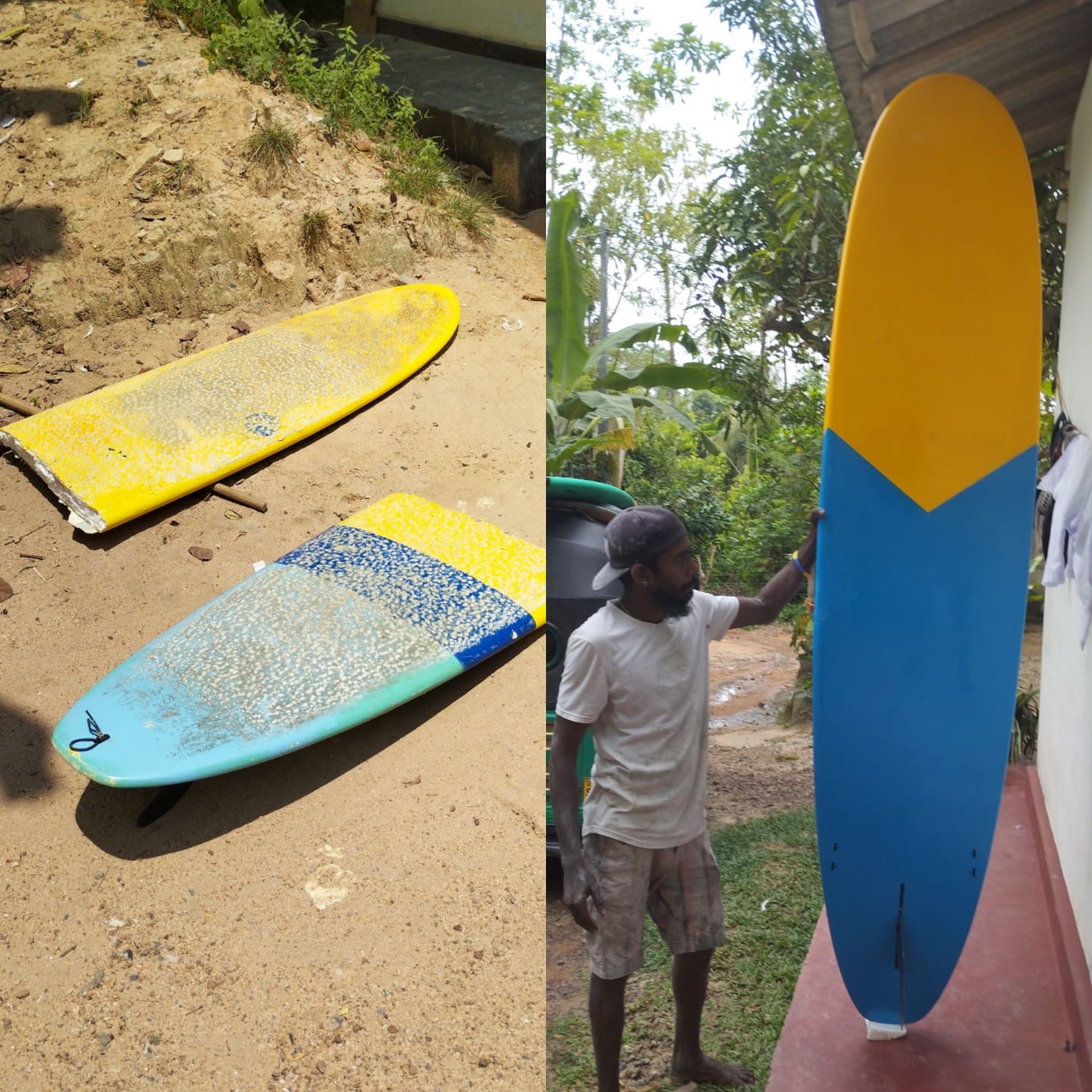 surfboard repairs | R and J shaper